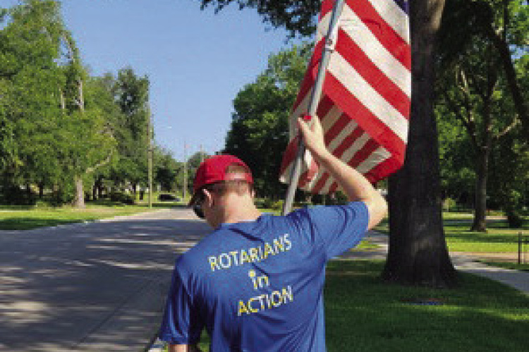 Rotary Club, Lions Club partner with Flag program | Terrell Tribune